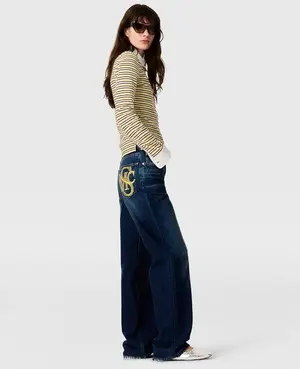 Stella McCartney Stripe Crest-embroidered Polo - 8485