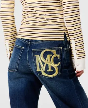 Stella McCartney Stripe Crest-embroidered Polo