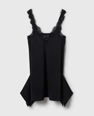 Stella McCartney Lace Trim Jersey Dress - 1082