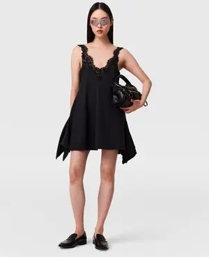 Stella McCartney Lace Trim Jersey Dress