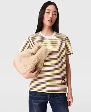 Stella McCartney Crest-embroidered T-shirt