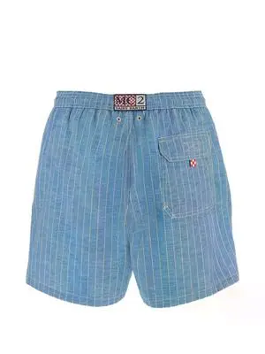 MC2 SAINT BARTH Syros Striped-pattern Swim Shorts