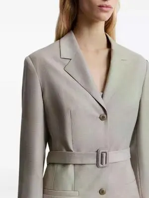 12 STOREEZ Belted Wool Blazer