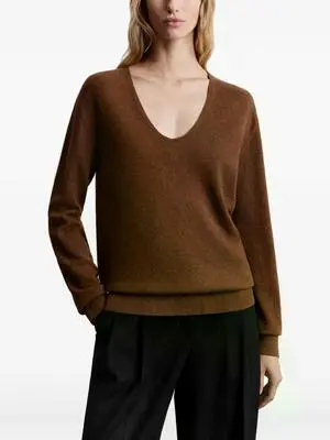 12 STOREEZ V-neck Long Sleeve Sweater