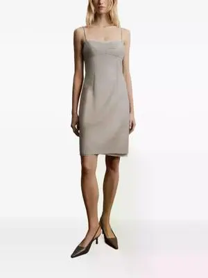 12 STOREEZ Lace-trim Mini Dress