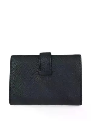 Hermès 2014 Epsom Bearn Cardholder - Black