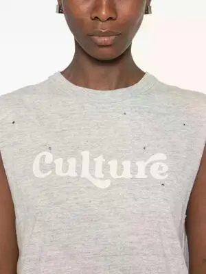 GOLDEN GOOSE Roberta Distressed Slogan-print T-shirt