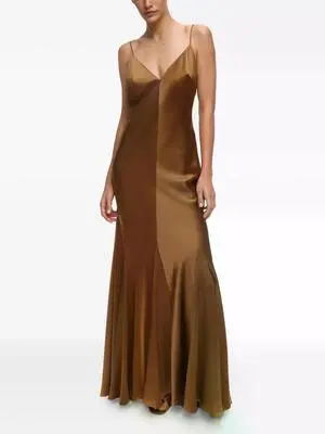 12 STOREEZ Ava Silk Maxi Dress