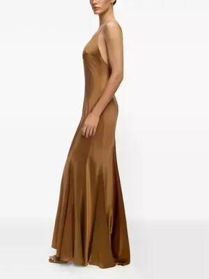 12 STOREEZ Ava Silk Maxi Dress