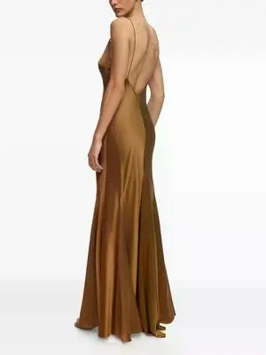 12 STOREEZ Ava Silk Maxi Dress