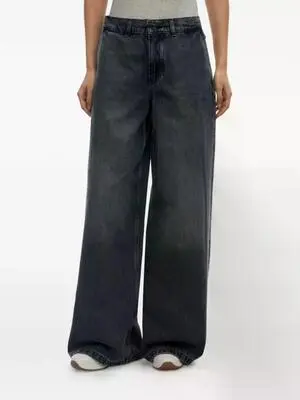 12 STOREEZ 433 Belt-loops Wide-leg Jeans
