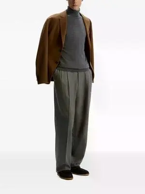 12 STOREEZ Merino Wool Roll Neck Sweater