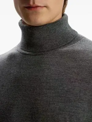 12 STOREEZ Merino Wool Roll Neck Sweater