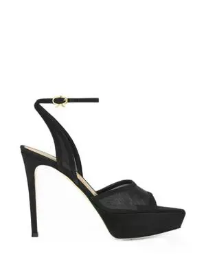 GIANVITO ROSSI Dorotea Platform Sandals - Black