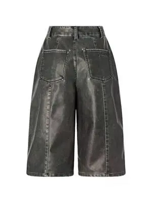 Pinko Faded-effect Panelled Shorts