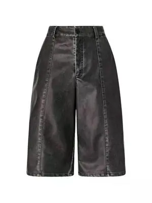 Pinko Faded Effect Panelled Shorts