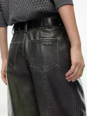 Pinko Faded Effect Panelled Shorts