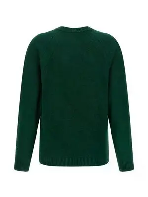 JW Anderson Embroidered Wave Pattern Wool Sweater
