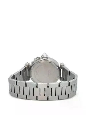 Cartier Pasha 35mm Stainless Steel Watch With Mother-of-pearl Dial