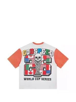 GODSPEED 26 Gswc Graphic-print Panelled T-shirt