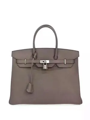 Hermès 2017 Epsom Birkin 35 Handbag - Brown