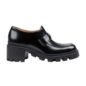 Gucci Wmns Interlocking G Loafers - Black