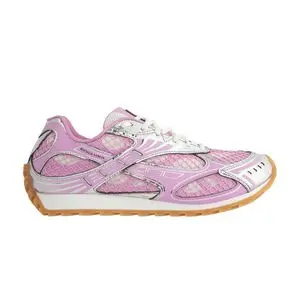 Bottega Veneta Orbit Sneaker 'gloss Silver - Pink