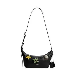 BRAIN DEAD Coach Mott Sling Bag 22 With Vinyl Charms - Black