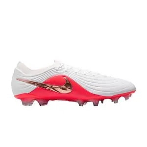 Nike Tiempo Maestro Elite Fg Low 'white Bright Crimson Blur - Black