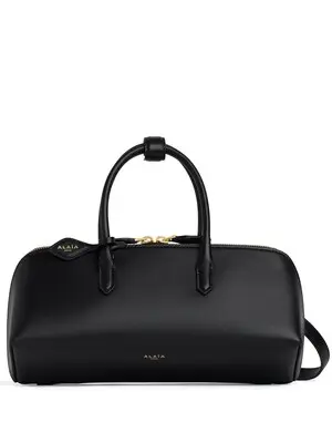 Alaïa Small Delta Bag In Box Calf Leather - Black