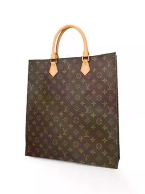 LOUIS VUITTON 2007 Monogram Sac Plat Tote Bag