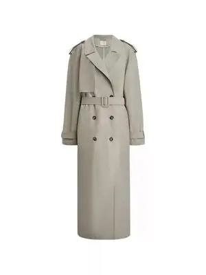 12 STOREEZ Casablanca Double-breasted Trench Coat - Grey