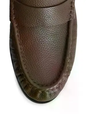 12 STOREEZ Grained Leather Loafers
