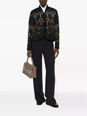 FORTE_FORTE Samarcanda Jacquard Jacket - Blue