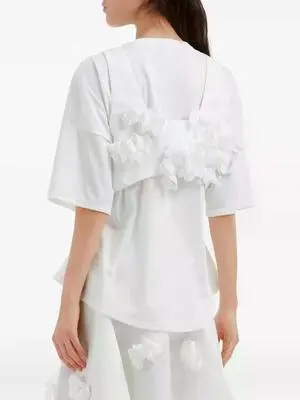 ENFOLD Ruffled Cropped Top