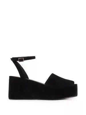 12 STOREEZ Fonda Platform Sandals - Black