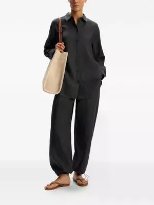 12 STOREEZ Delave Linen Drawstring Trousers
