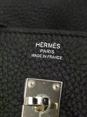 Hermès Togo Leather Birkin 25 Handbag - Black