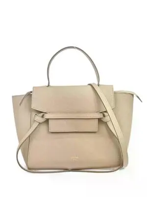 Celine Celine Belt Nano Handbag Neutrals