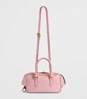 Balenciaga Lambskin Le 7 Bowling Bag