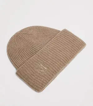 Max Mara Cashmere Monogram Beanie