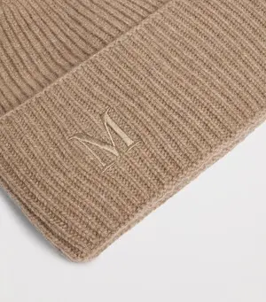 Max Mara Cashmere Monogram Beanie