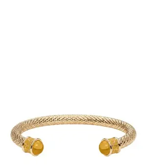 Halcyon Days Plated Salamander Bangle - Gold