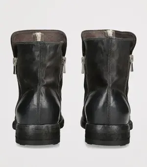 Officine Creative Suede Bulla Ankle Boots