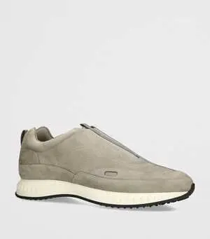 John Lobb Leather Stream Laced Sneakers