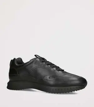 John Lobb Leather Stream Laced Sneakers