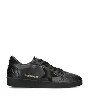 GOLDEN GOOSE Nappa Leather Ball Star Sneakers - Black