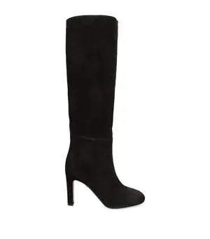 ALEVI MILANO Suede Auryn Knee High Boots 95 - Black