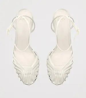 ALEVI MILANO Satin Blake Heeled Sandals 75