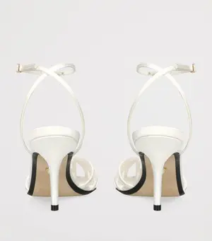 ALEVI MILANO Satin Blake Heeled Sandals 75
